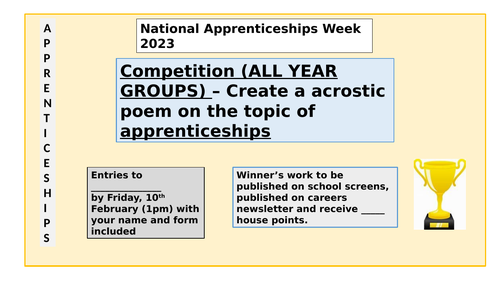 National Apprenticeships Week 2023 | Teaching Resources