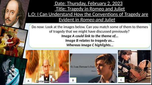 Tragedy in Romeo and Juliet | Teaching Resources
