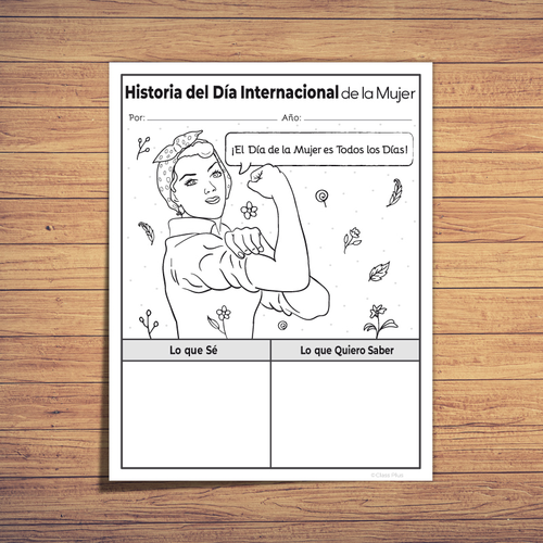 Día Internacional de la Mujer Historia | Leer, Dibujar y Escribir ...