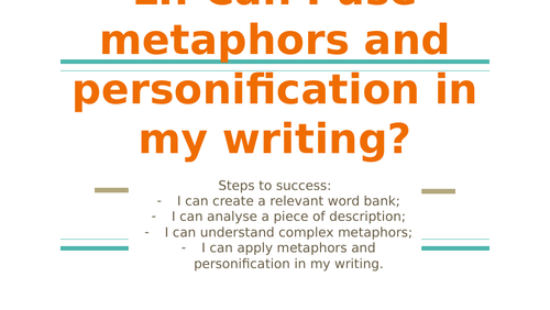 Igcse English Language Descriptive Writing Teaching Resources