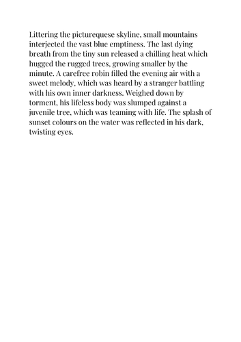 iGCSE English Language descriptive writing | Teaching Resources