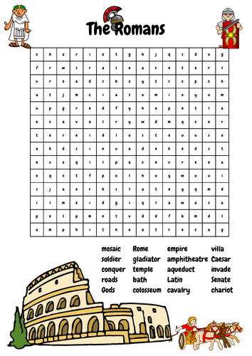 The Romans - Wordsearch | Teaching Resources