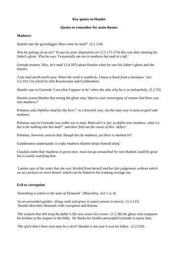 Hamlet worksheets | Teaching Resources