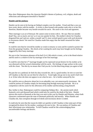 Hamlet worksheets | Teaching Resources