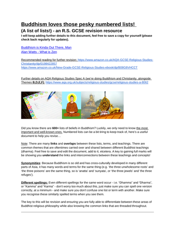 Buddhism: Beliefs & Practices - AQA GCSE Religious Studies Revision ...