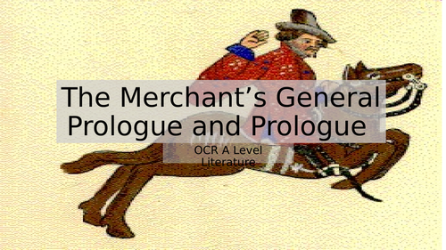 A Level The Merchant's Tale | Teaching Resources
