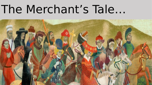 A Level The Merchant's Tale | Teaching Resources