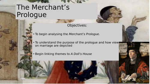 A Level The Merchant's Tale | Teaching Resources