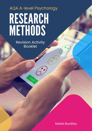 Research Methods | Revision activity booklet | AQA Psychology ...