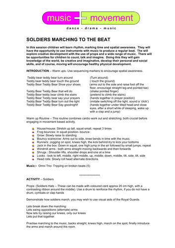 Soldiers Marching to the beat - Music + movement | Teaching Resources