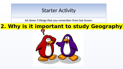 Being A Geographer / Map skills / What is Geography - Year 7 KS3 ...