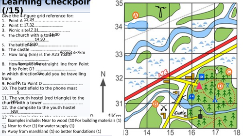 Year 7 Map Skills Test Geography Free Geography Map Skills Worksheet,