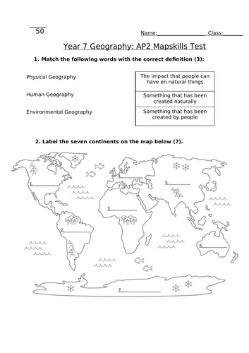 Being A Geographer / Map skills / What is Geography - Year 7 KS3 ...