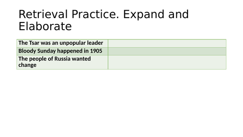 Russian Revolution and WW1 | Teaching Resources