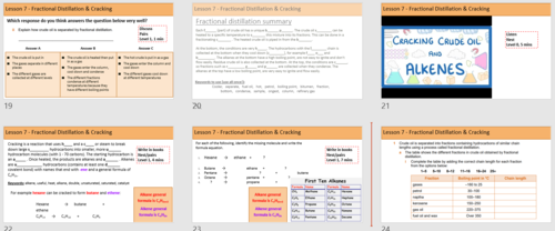 Fractional Distillation & cracking KS4 | Teaching Resources Fractional Distillation & cracking KS4 | Teaching Resources
