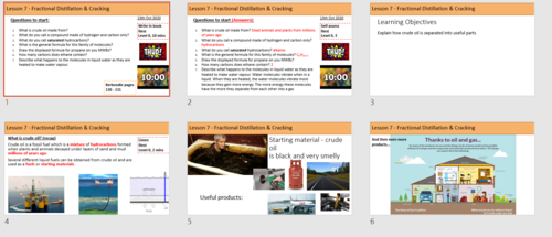 Fractional Distillation & cracking KS4 | Teaching Resources Fractional Distillation & cracking KS4 | Teaching Resources