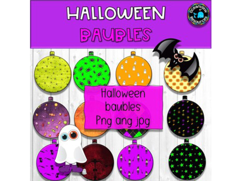 Clipart , Halloween Decorations - 15 designs | Teaching Resources