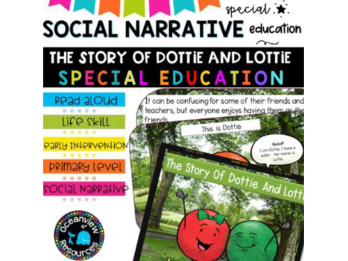 Social Narrative-THE STORY OF DOTTIE AND LOTTIE- A Story for SPED ...