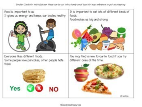 Social Narrative-TRYING NEW FOOD (PRESCHOOL VERSION) A Story for SPED ...