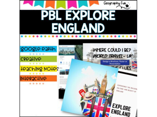 England Research Project- PBL / SUB PACK. individual learning ...