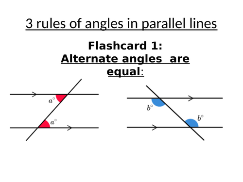 Angles in parallel line. GCSE foundation resit | Teaching Resources Angles in parallel line. GCSE foundation resit | Teaching Resources