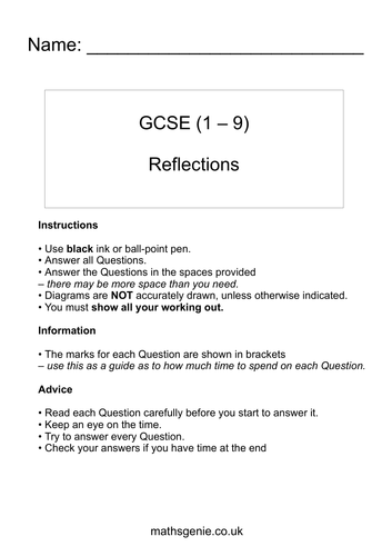 Transformations GCSE foundation resit | Teaching Resources Transformations GCSE foundation resit | Teaching Resources