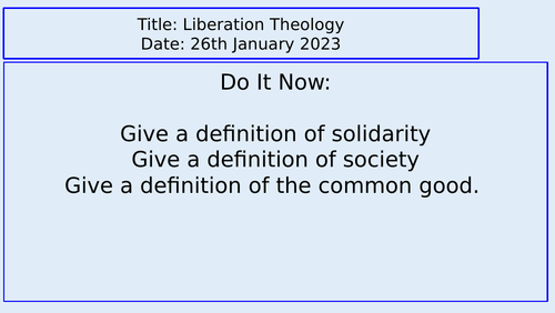Catholic Social Teaching unit of work. | Teaching Resources
