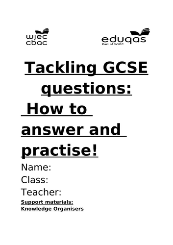 GCSE Eduqas Religious Studies Route B PPQ booklet. | Teaching Resources