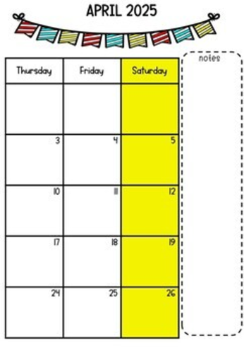 2025 Calendar Editable-January to December | Teaching Resources