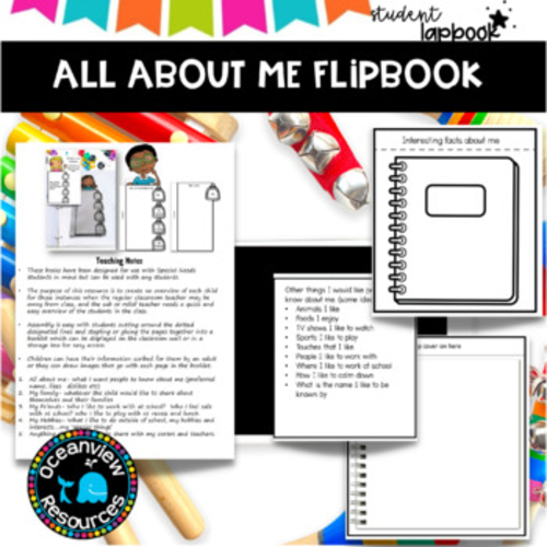 All about me- A back to school book | Teaching Resources