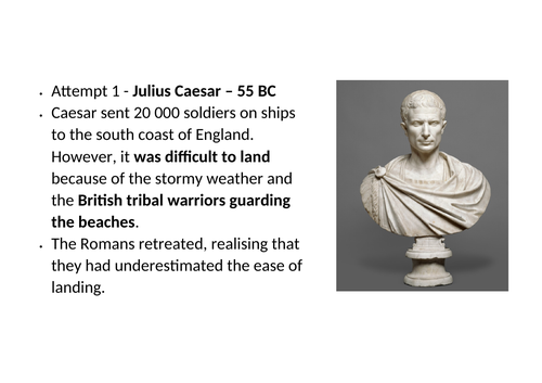 Year 7 - Roman invasion | Teaching Resources