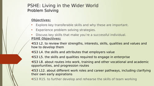 Careers Lessons - Year 9 | Teaching Resources