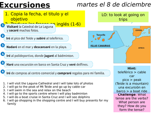 GCSE Spanish - Module 5 - Ciudades | Teaching Resources
