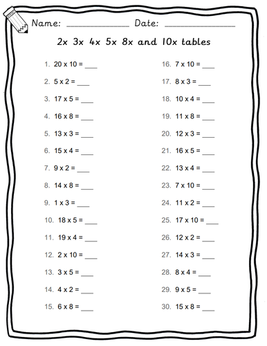 KS2 Multiplication: Year 3 times tables practice workbook with answers ...