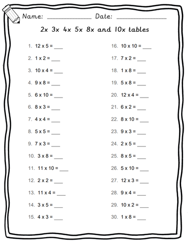 KS2 Multiplication: Year 3 times tables practice workbook with answers ...
