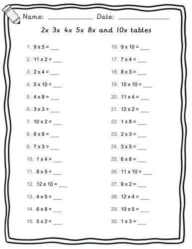 KS2 Multiplication: Year 3 times tables practice workbook with answers ...