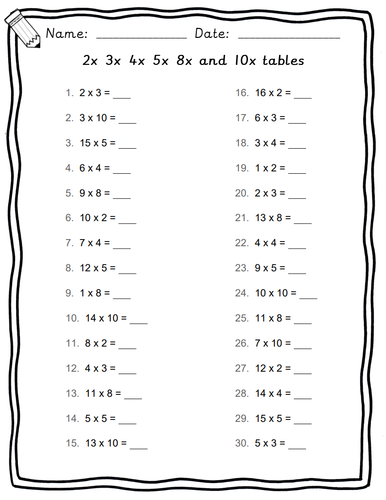 KS2 Multiplication: Year 3 times tables practice workbook with answers ...