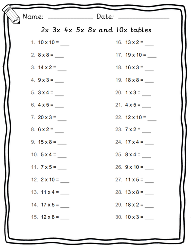 KS2 Multiplication: Year 3 times tables practice workbook with answers ...