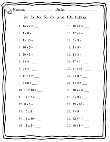 KS2 Multiplication: Year 3 times tables practice workbook with answers ...