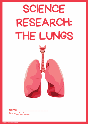 KS2/KS3 ‘The Lungs’ Printable/Digital Science Activity Pack. | Teaching ...