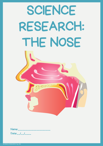 KS2/KS3 ‘The Nose’ Printable/Digital Science Activity Pack. | Teaching ...
