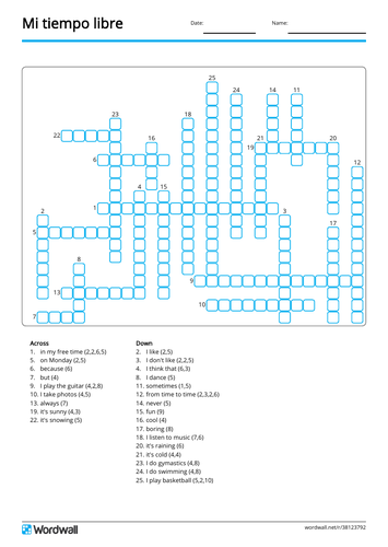 KS3 Spanish Viva 1 - Mi tiempo libre - full series of lessons ...
