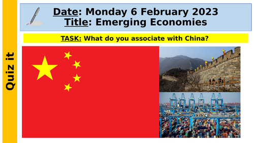 History 101 - The Rise of China Questions | Teaching Resources