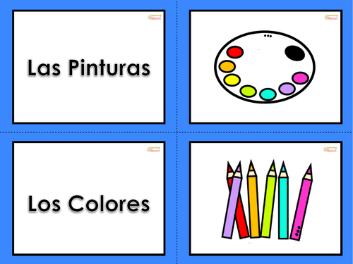 The School matching cards game in Spanish | La Escuela | Teaching Resources