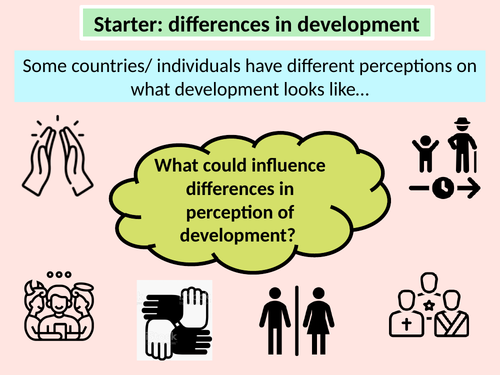 Edexcel A-Level Geography Topic 8A Health, Human Rights and ...
