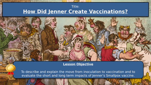 GCSE Medicine L12 - How Did Jenner Defeat Smallpox? | Teaching Resources
