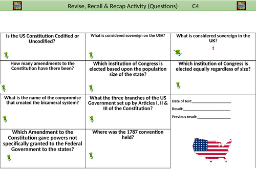 Separation of Powers - US Government | Teaching Resources