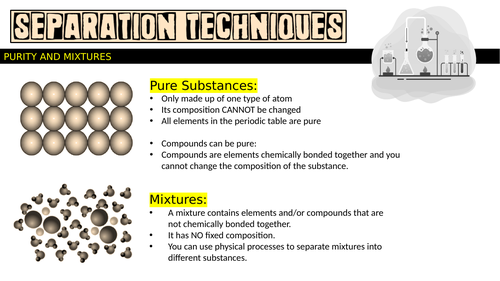 Separation Techniques | Teaching Resources