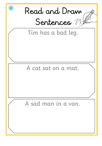 Read and Draw Sentences | Teaching Resources