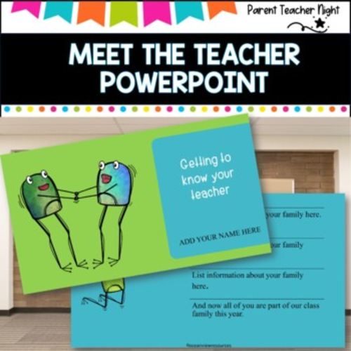 Meet the Teacher-Editable powerpoint | Teaching Resources